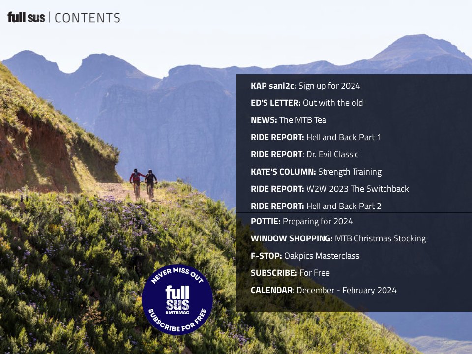 CONTENTS - Full Sus MTB Mag Vol 80